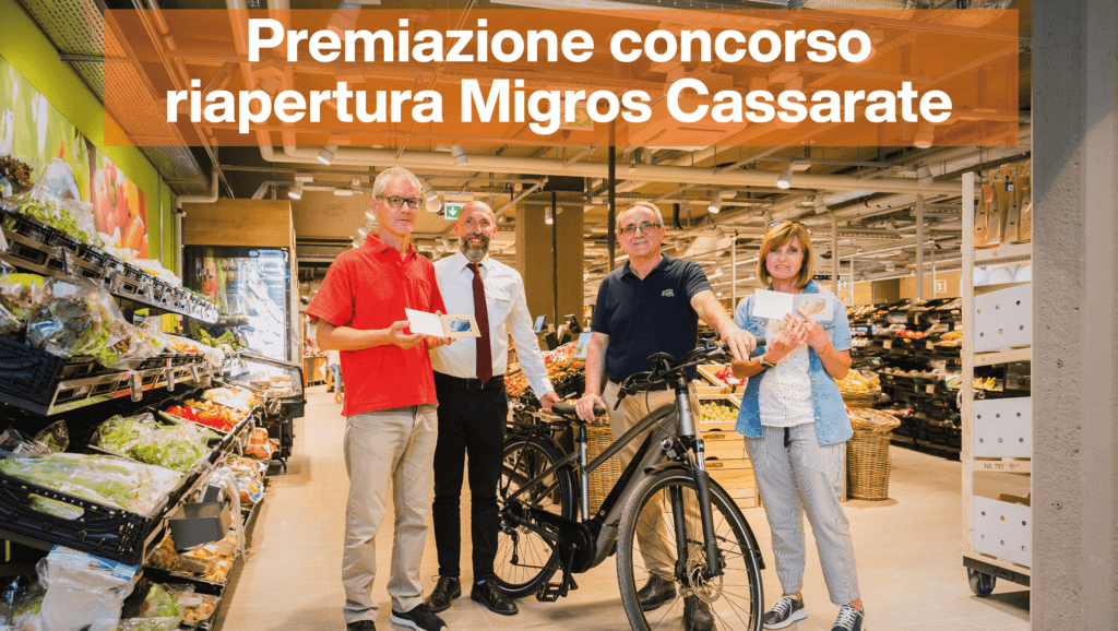 Premiazione concorso riapertura Migros Cassarate - Migros Ticino